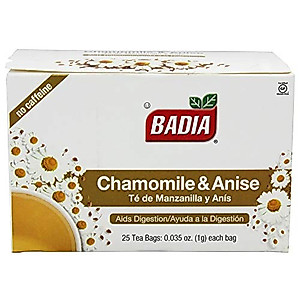 BADIA Tea Chamomile and Anise 25 BG 2 Pack