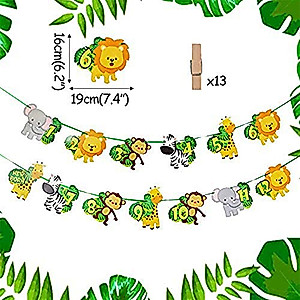 LaVenty Jungle Gold Monthly Photo Banner Wild One Monthly Photo Banner Safari First Birthday Banner Monthly Photo Banner Zoo Jungle Banner