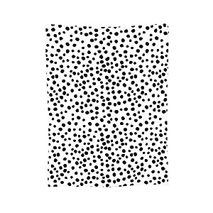 Black White Polka Dots Blanket for Adults Women Soft Flannel Throw Blankets Lightweight Warm Leg Blanket for Winter Couch Bed 50 x 60 in