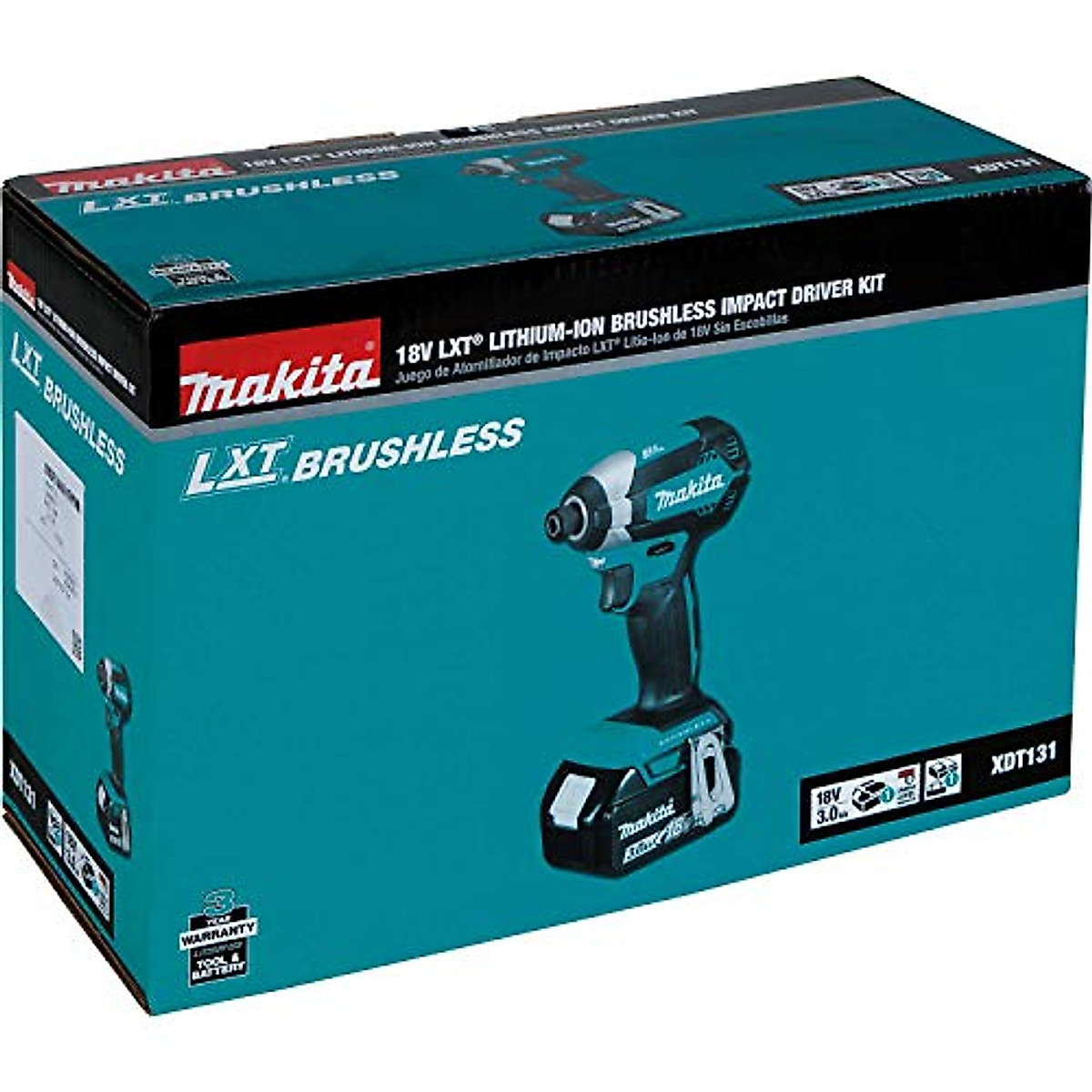 Makita XDT131 18V LXT® Lithium-Ion Brushless Cordless Impact Driver Kit (3.0Ah)