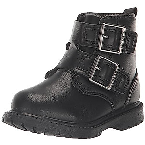 Carter's Clary Boot, Black, 2 US Unisex Big Kid