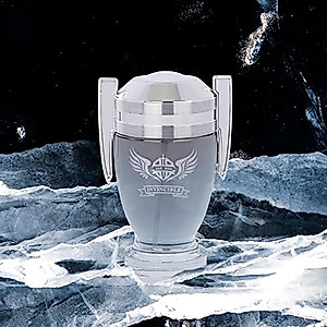 Invincible, Eau de Parfum Spray for Men, Great Gift, Masculine Fragrance, Daytime and Casual Use, for all Skin Types, 3.4 Fl Oz with a NovoGlow Suede Pouch Included