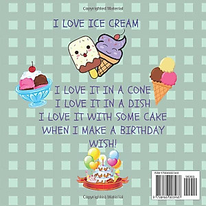Toddler Books About Ice Cream I Love Ice Cream: Picture Books for Toddlers About Ice Cream