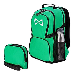 Kelly Green Classic Backpack - White Logo