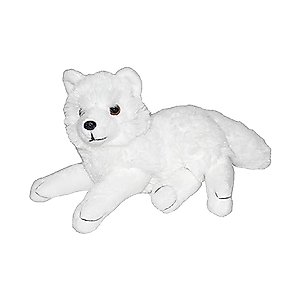 Wild Republic Arctic Fox Plush, Stuffed Animal, Plush Toy, Gifts for Kids, Cuddlekins 8 Inches, Multi