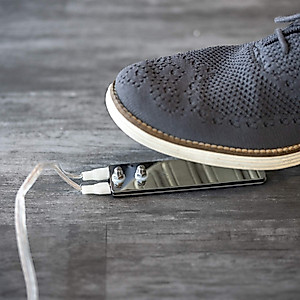 Pirate Face Tattoo Dual Digital Tattoo Power Supply with Foot Pedal and 2 Clip Cords, Black Color