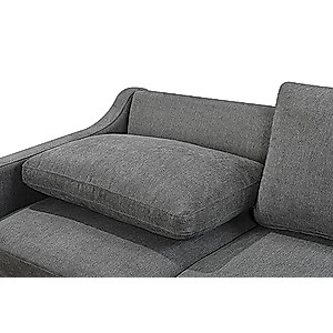 FANYE Dark Gray Queen Size with 2 Pillows, 68.5"