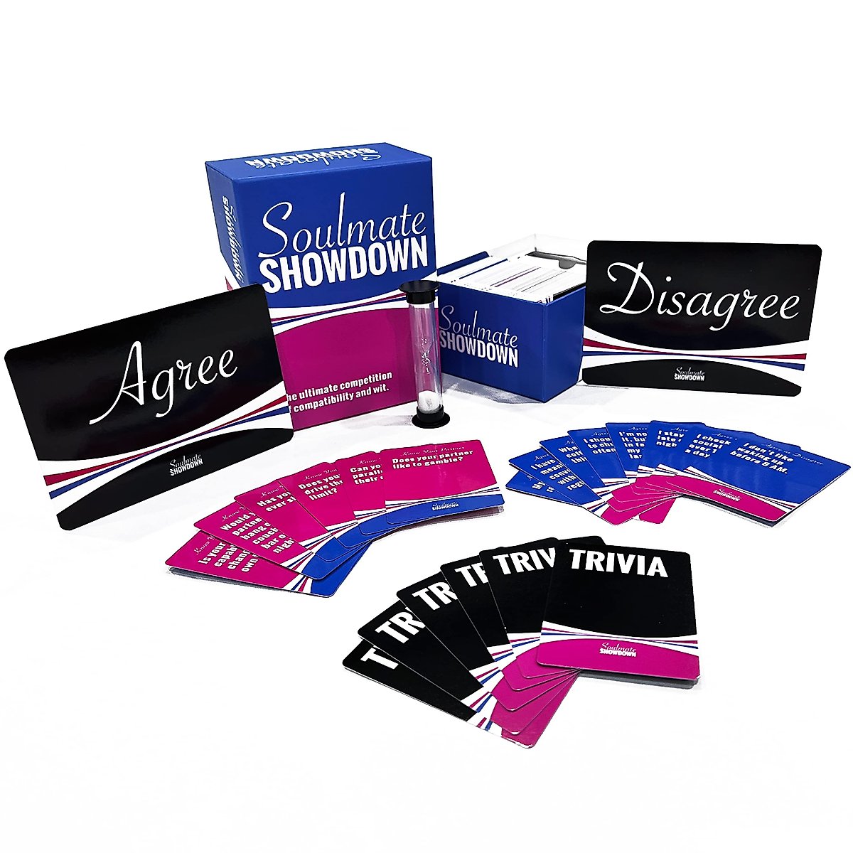 Soulmate Showdown Couples Card Game - Collaborate Through Three Exciting Rounds and Learn Something New About Your Relationship