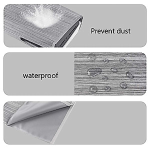 SHIYETA Dust Cover Soft Thick Cover Sleeve for Console Digital Edition & Regular Edition, Anti Scratch Waterproof Cover Sleeve -Easy Access Cable Port (Gray)