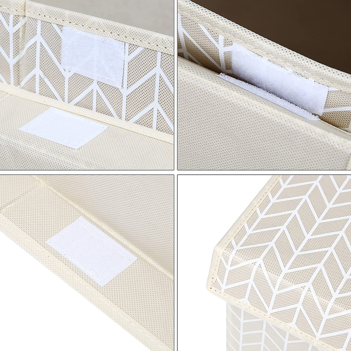 Mayniu Large Toy Storage Box Chest with Lid, Sturdy Toys Boxes Bin Organizer Baskets for Nursery, Closet, Bedroom, Playroom 25"x13" x16" (Beige)