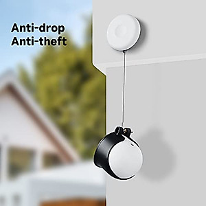 Ayotu Anti-Theft Mount for Google Nest Cam (Battery), Waterproof Barcket with Anti-Drop Cable Suitable for Outdoor Use, Black