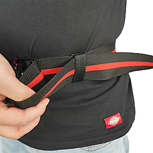 MELOTOUGH 2" Nylon Web Work Belt with Heavy Duty Quick Release Rugged Metal Buckle outdoor men's belt