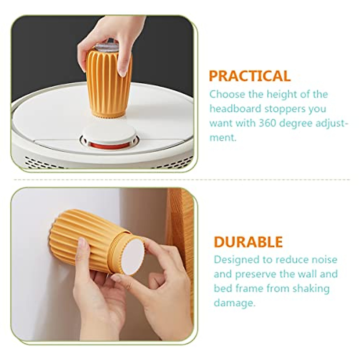 DOITOOL Bed Stoppers s Bedside Anchor 10 pcs Adjustable Bed Bed Anti Tool headboard Wall Support Telescopic Bed Support Frame Anti- Shake Screw Holder Headboard Stoppers