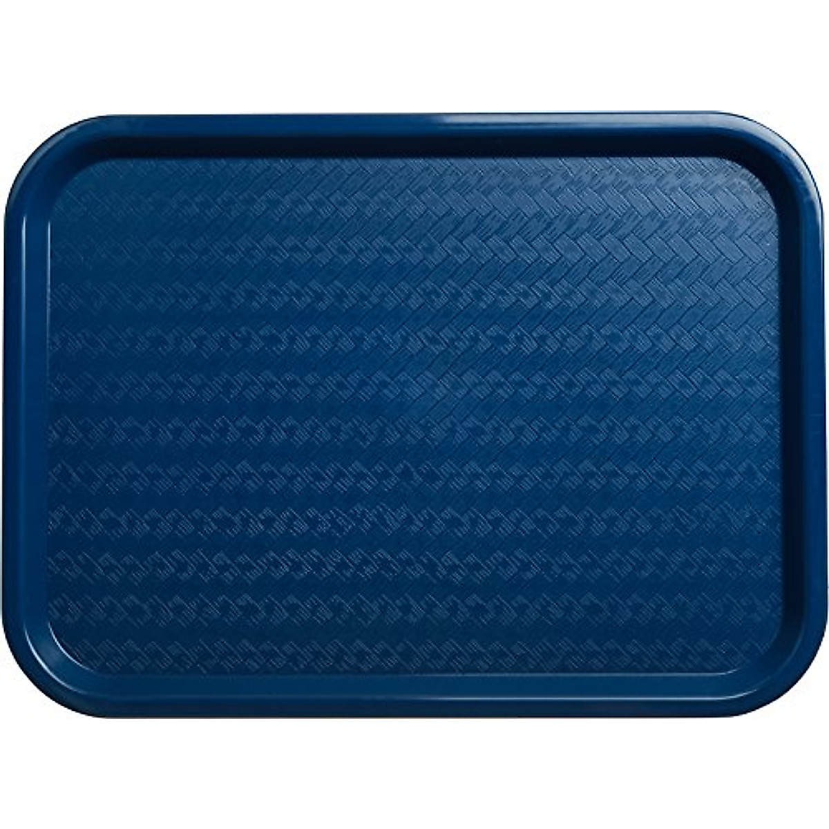 Carlisle FoodService Products CT121614 Café Standard Cafeteria / Fast Food Tray, 12" x 16", Blue