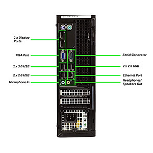 Dell OptiPlex 9020 SFF Computer Desktop PC, Intel Core i7 Processor, 16GB Ram, 256GB M.2 Solid State, Wireless Keyboard & Mouse, Wi-Fi & Bluetooth, HDMI, Windows 10 Pro (Renewed)