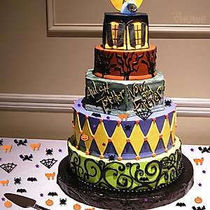 Halloween Confetti for Table, 60g Scatter Confetti Orange Pumpkin Cats Black Spiders Webs Bats Witchs Purple Stars Glitter Confetti for Trick or Treat Party Halloween Party Decorations Supplies