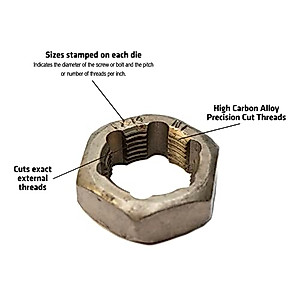 Century Drill & Tool 92920 Rethreading Die, 1-14NF