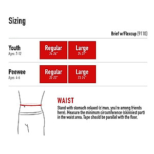 McDavid Men's Brief with FlexCup, Moisture-Wicking & Lightweight Protection, Support & Enhanced Fit, Includes FlexCup, White, Youth Regular