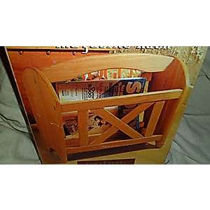 Trends Home Solid Hardwood Magazine Rack New Old Stock
