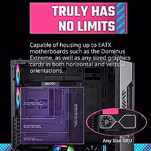 Cooler Master HAF 700 E-ATX High Airflow PC Case, Mesh Front Panel, Dual 200mm Sickleflow Customizable ARG Fans, 1 x USB 3.2 gen 2 Type C, 4 x USB 3.2 gen 1 (3.0) (H700-IGNN-S00)