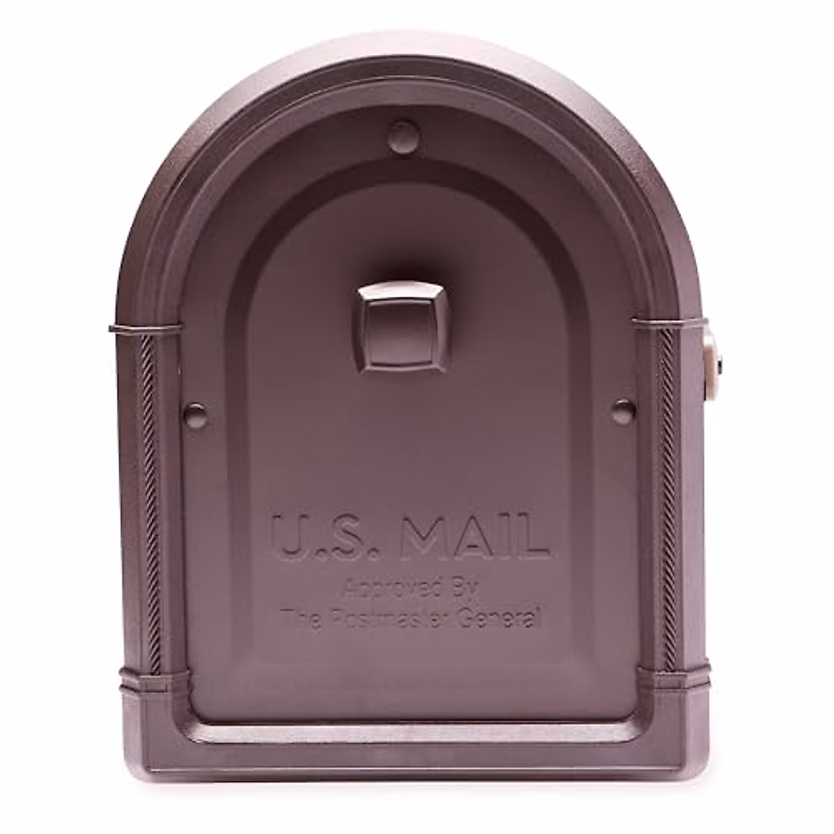 Architectural Mailboxes Roxbury Galvanized Steel Post Mount Mailbox, Compatibility Code F, 7900-5RZ-CG-10, Rubbed Bronze, Large Capacity
