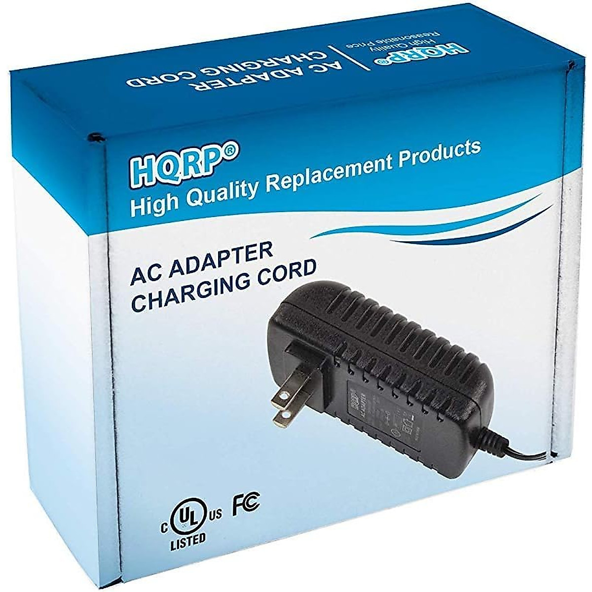 HQRP 5V 2.5A AC Adapter Power Supply Compatible with Raspberry Pi 3 Model B B+ A+ Plus; Banana Pro [UL Listed] Plus HQRP Euro Plug Adapter