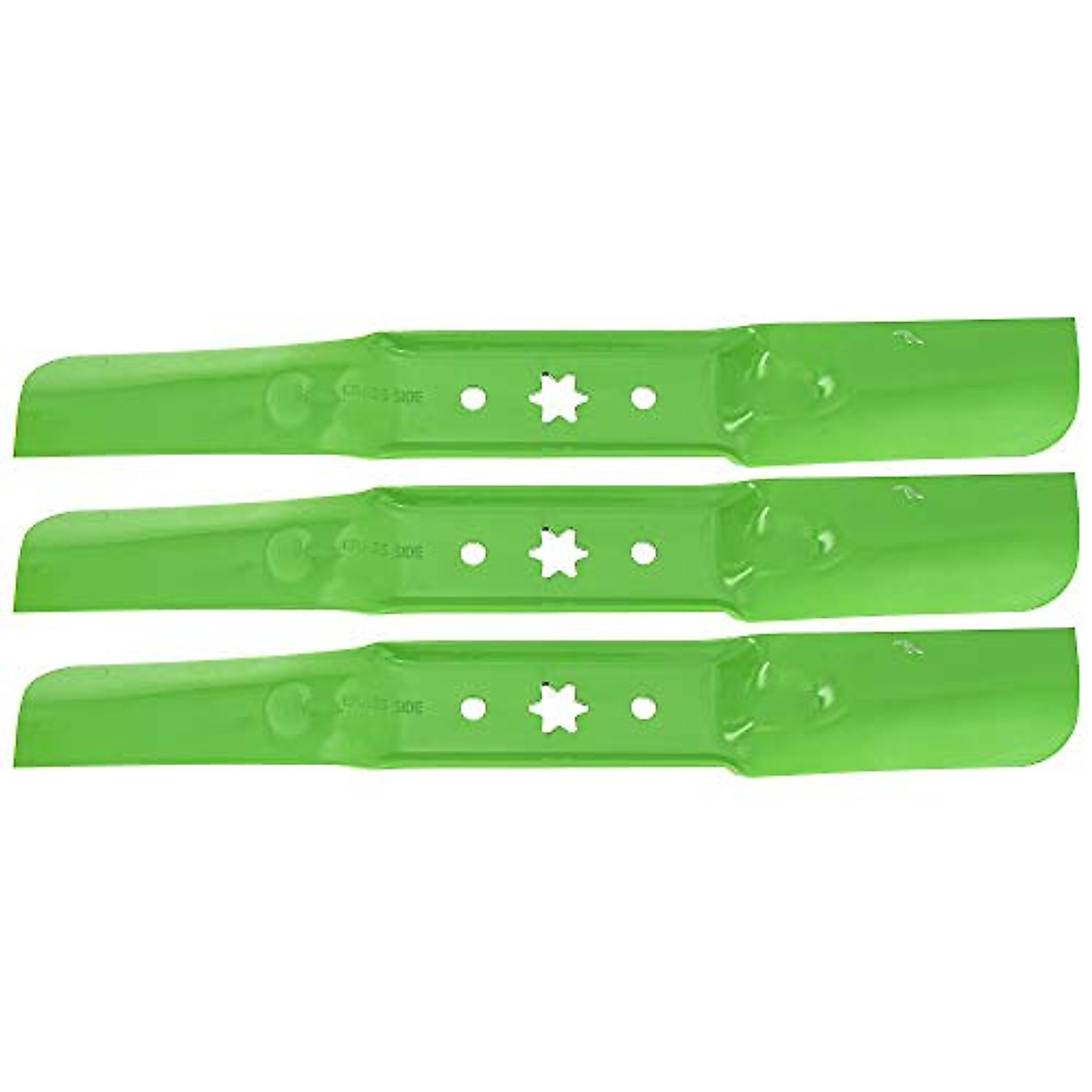 8TEN LawnRAZOR Mower Blade Set for MTD Cub Cadet RZT S54 L54 Troy Bilt 54 inch Deck 942-05056A 942-05056 (Medium Lift)