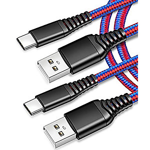 Type USB C Cable, 2Pack 10ft Fast Phone Charger Cord for Samsung Galaxy A10e A20 A50 A51 A71 A30s S8 S9 S10 S20 Ultra, Moto G9 G8 G7 Power Plus Play Supra Optimo G Stylus, LG K51 Stylo 6 5 4 G5 V40
