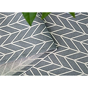 Dezapuby Dust-Proof Refrigerator Cover Cotton Washing Machine Top Protector with Side Storage Bags Universal Cover Cloth for Home and Kitchen (Gray Arrow)