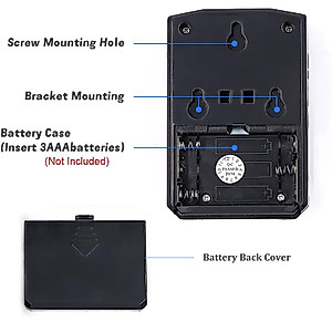 XYszpcgs XING YU PIR Motion Sensor Activated Sound Player Speaker with USB Cable, Download Your own MP3 Audio Files to Play Speech, Music or Sound Effects (Black)