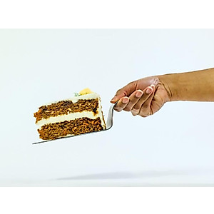 Wild Eye Designs HIGH HEEL STAINLESS STEEL CAKE SERVER WITH DETACHABLE HEEL AND HANDLE, BLACK - FASHIONABLE AND ELEGANT, COMES WITH A DECORATIVE GIFTABLE BOX