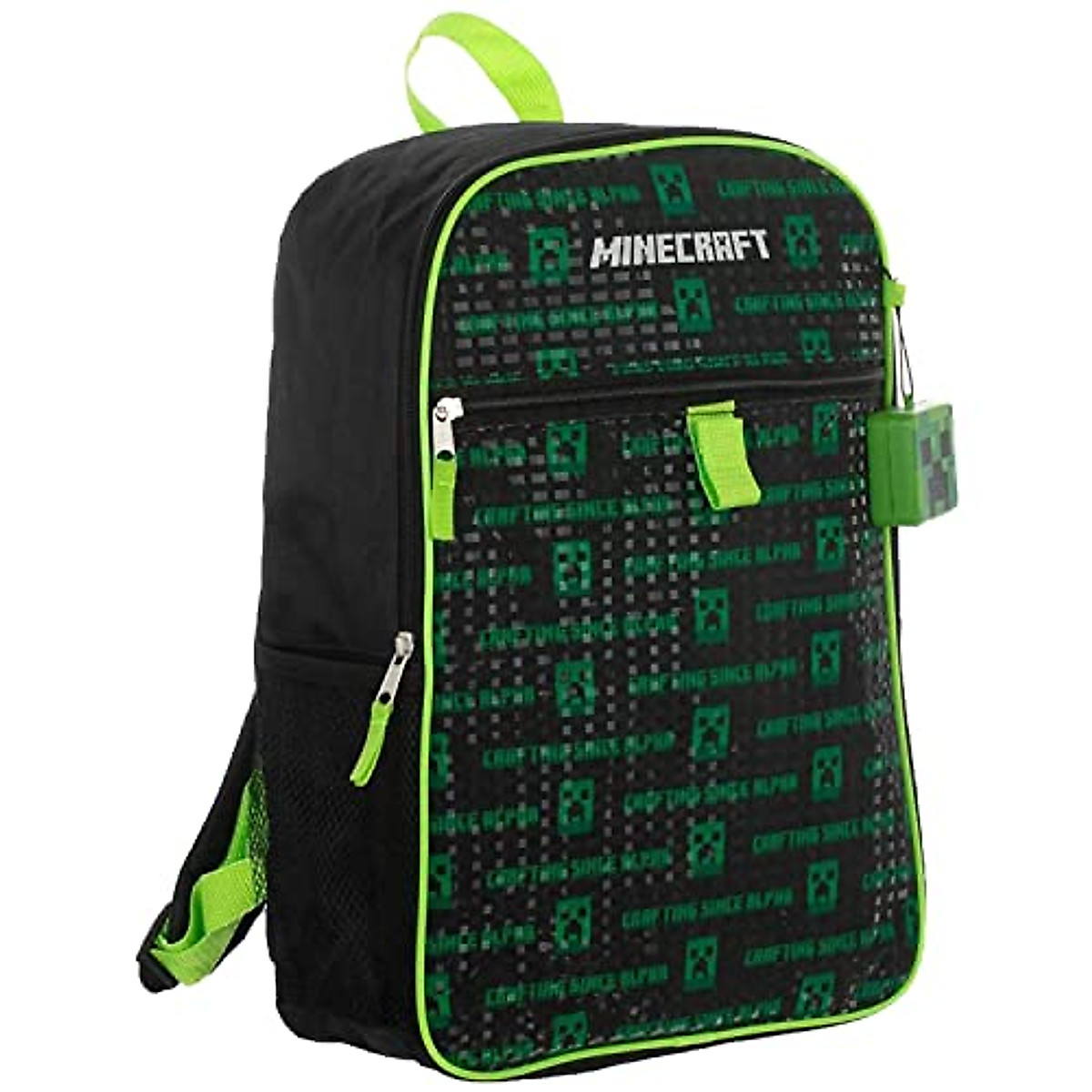 Bioworld Kids Minecraft Backpack 4-Piece Combo School Supplies