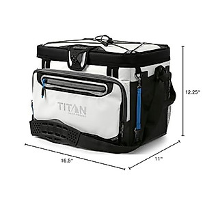 Arctic Zone Titan Deep Freeze 30 Can Zipperless Cooler, White