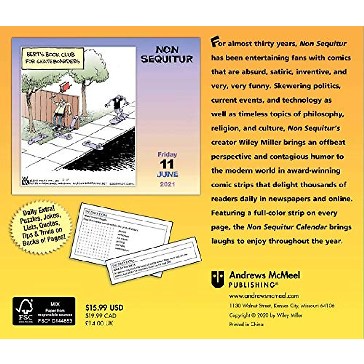 Non Sequitur 2021 Day-to-Day Calendar