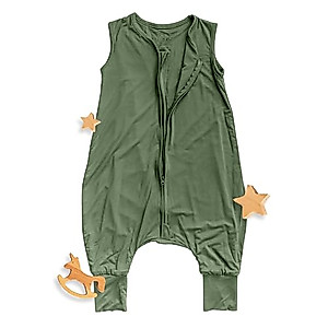 Nyte Nyte Baby - 0.5-TOG Green, 6 to 12 Months Sleeveless Sleep Sack, Imported Baby & Toddler Sleeping Sack, Breathable Sleep Sack, Adjustable Feet Cuffs & Anti-Slip Grip