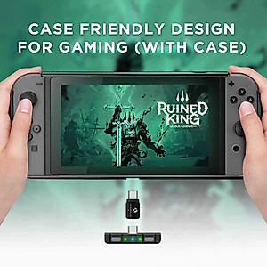 Afterplug USB C Extension Adapter, USB C Male to USB C Female Adapter, Thunderbolt 3/4/5 Extender up to 40Gbps, 8K@60Hz Video, 240W PD, for USB C Devices, Black, 2-Pack