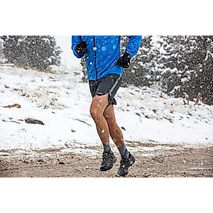 GRIP6 Wool Crew Socks - Pack of 2 Medium Merino Wool Socks Made in the USA - Lightweight Wool Hiking Socks - Warm Crew Socks for Men and Women - Cold Weather Gear (Overland Blue)