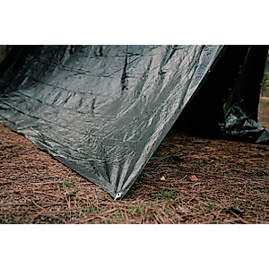 Stansport Medium-Duty Rip-Stop Tarp 14' x 16' - Dark Green