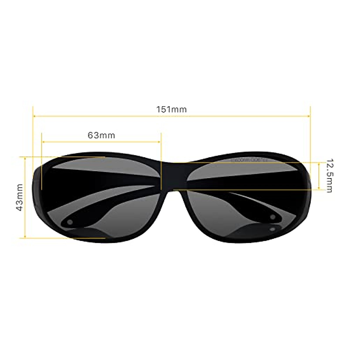 Cloudray CO2 Laser Safety Glasses,Safety Goggles,10600nm Laser Safety Goggles,Laser Eye Protection Od 6+ Glasses Professional Goggles for CO2 Laser Engraver Cutter (Style C)