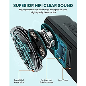 LENRUE Bluetooth Speaker,Wireless Portable Speakers with TWS, 12H Playtime, Clear Sound for Home,Travel and Outdoor,Handfree Calls Compatible with for iPhone, Samsung Android and More