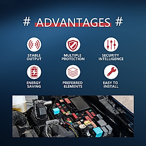 2 Pack High Power 4 Pin Fuse Box Relay # 13500114/8385 Compatible for GM Gray