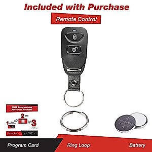 KeylessOption Keyless Entry Remote Alarm Car Key Fob for Hyundai Tucson OSLOKA-320T