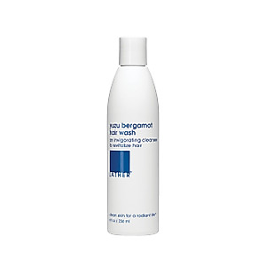 LATHER Yuzu Bergamot Shampoo - Lightweight & Non-Greasy Hair Wash Formula - Gentle Moisturizing Shampoo for All Hair Types - Sulfate Free - 8 Fl Oz Bottles (Pack Of 2)