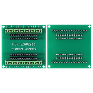 QCCAN 4PCS ESP8266 Breakout Board GPIO 1 into 2 for ESP8266 ESP-12E WiFi WLAN Development Board