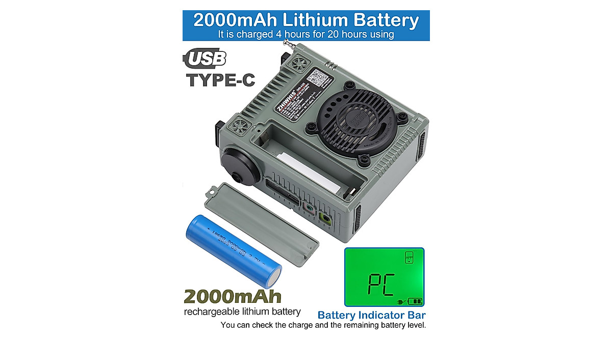 ZHIWHIS ZWS-A320: Portable Bluetooth Radio with High Quality