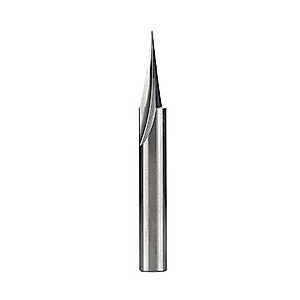 Jiiolioa V21201 20 Degree Profile Bit V Groove Engraving Router Bit 1/4" Shank 1/4"X2"