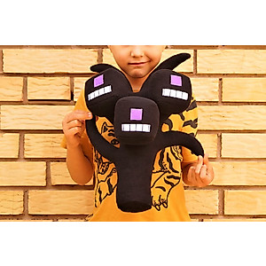 EASELR WeightedPlush 13 Inch Withe Plush Toys, Game Black Stuffed Plushie Doll Gift for Collectible Decoration Kids Game Fans