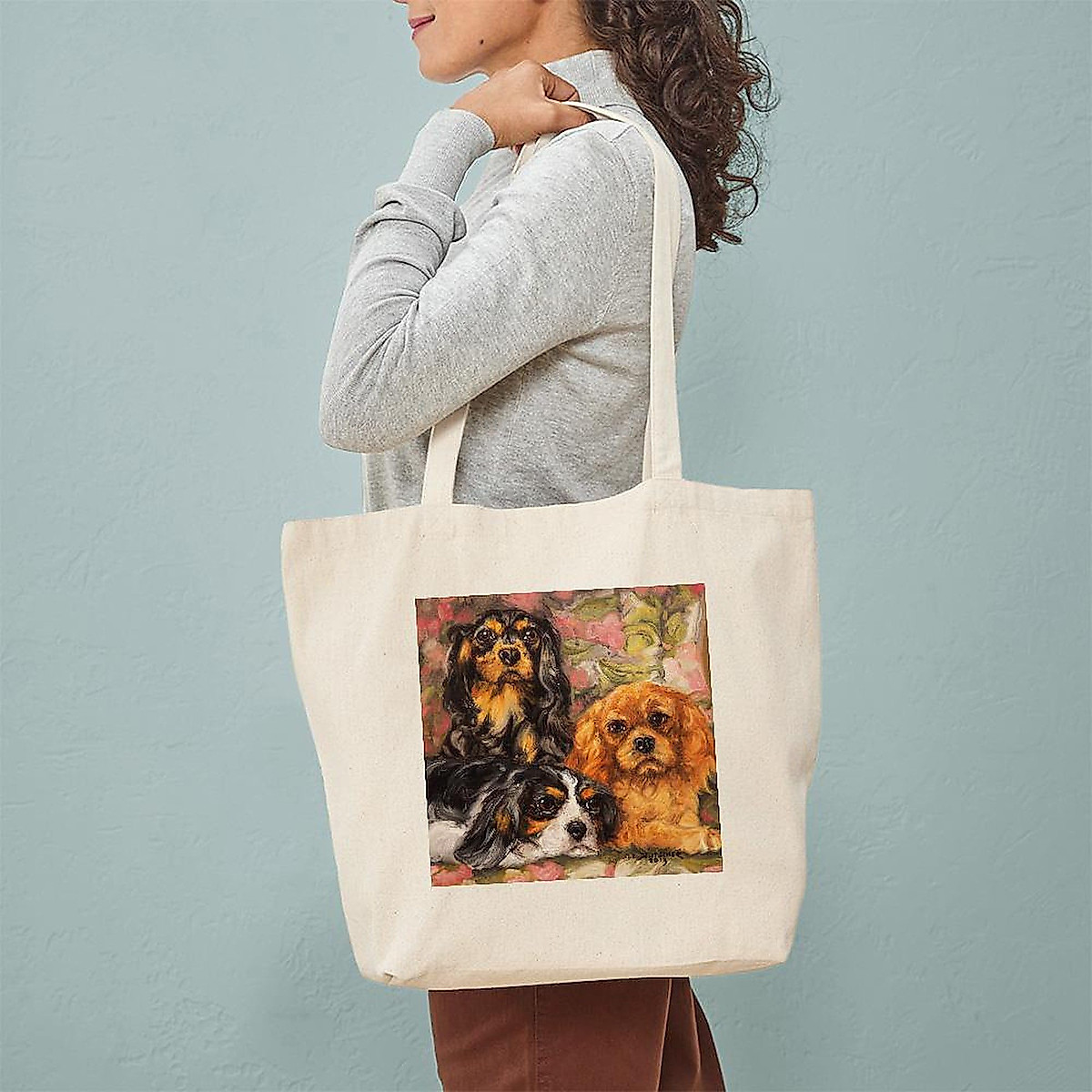 CafePress Cavalier King Charles Spaniel Tote Bag Canvas Tote Shopping Bag