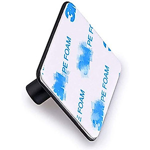 LJLink Self Adhesive Hooks Stainless Steel Coat Towel Key Wall Mount Hanging Hooks, Strong Power Heavy Duty, Waterproof, Modern Stylish for Bathroom Kitchen Bedroom Office, Matte Black Hook, 2 Pack