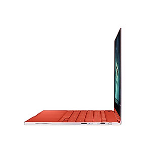SAMSUNG Galaxy ChromeBook 13 Laptop 13.3" 4K UHD AMOLED Touchscreen (100% Adobe RGB, 100% DCI-P3) Intel Quad-Core i5 Processor 8GB RAM 256GB SSD Backlit Fingerprint USB-C ChromeOS Fiesta Red